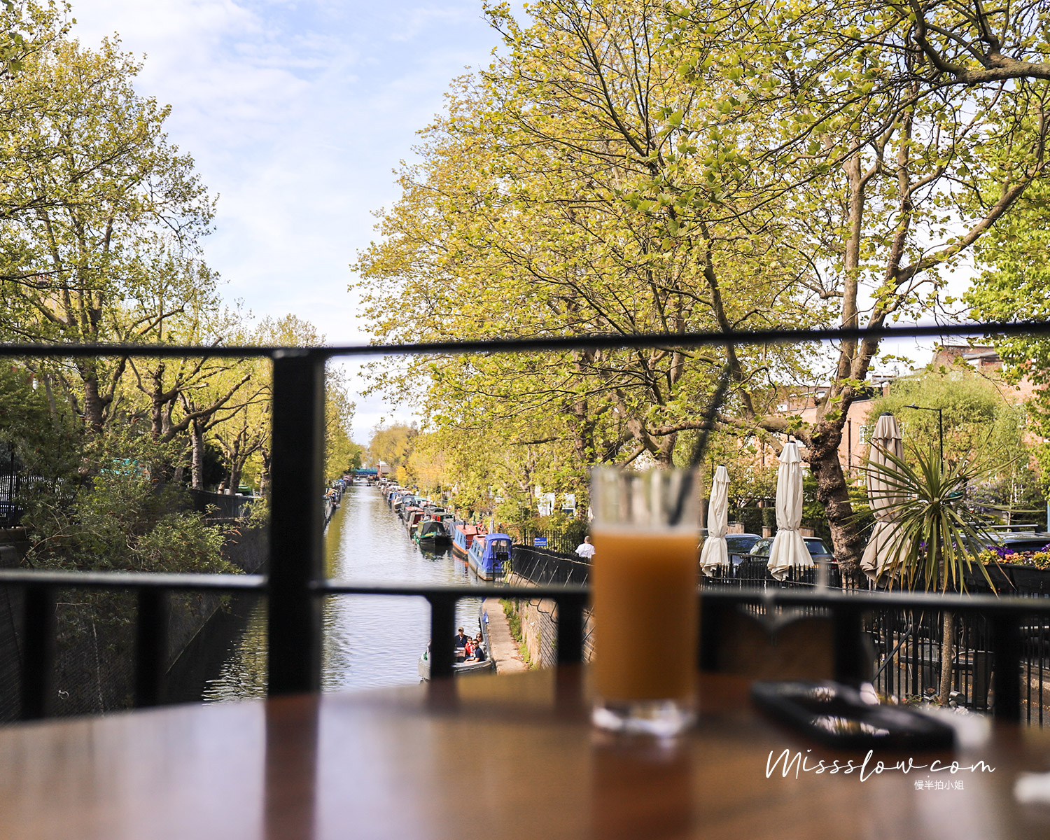 倫敦小威尼斯餐廳-Cafe Laville｜絕美的開放式玻璃屋，近距離欣賞運河景